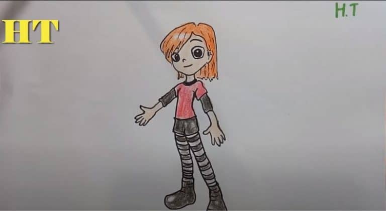 How to Draw a Penny from BOLT movie easy step by step - Entertainment ...
