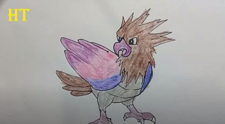 How To Draw A Spearow From Pokemon Easy Step By Step - Entertainment ...
