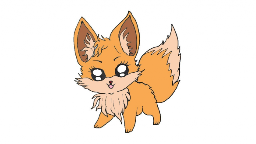 How to draw a cute Fox step by step || Easy Cartoon fox drawing for ...