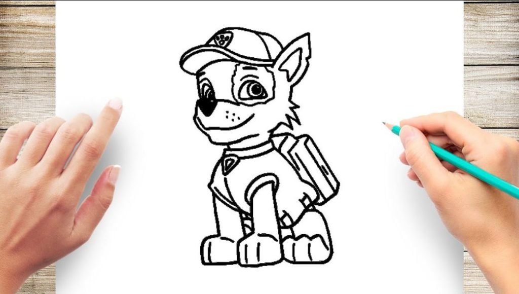 How to Draw Rocky easy step by step - Entertainment for All