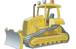 How To Draw Bulldozer step by step - Easy Drawing Bulldozer ...