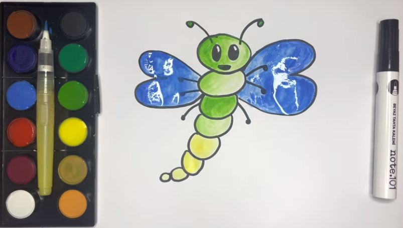 Easy drawing butterfly step by step - HTFunny.com