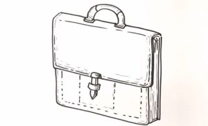 How to Draw a Briefcase step by step - Entertainment for All
