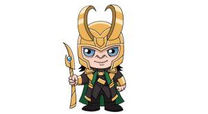 How To Draw a Chibi Loki step by step - Entertainment for All