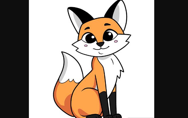 Easy Fox Baby Drawing Step by Step - Entertainment for All