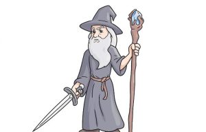 How to Draw Gandalf step by step - Entertainment for All