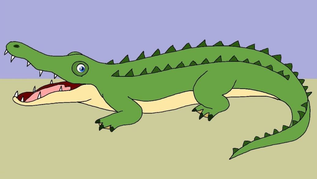 How to Draw a Crocodile step by step - Entertainment for All