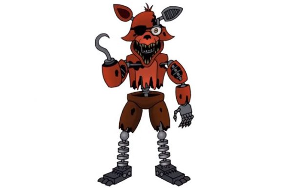 How To Draw Withered Foxy step by step - Entertainment for All