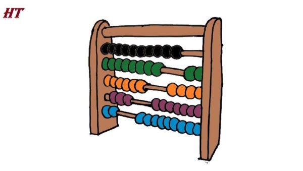 How to Draw Abacus step by step - Entertainment for All