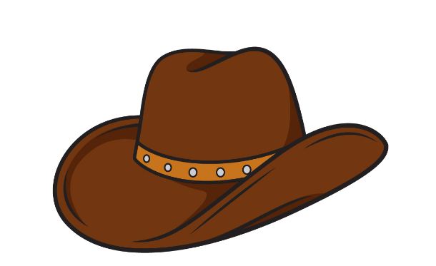 How to Draw a Cowgirl Hat step by step - Entertainment for All